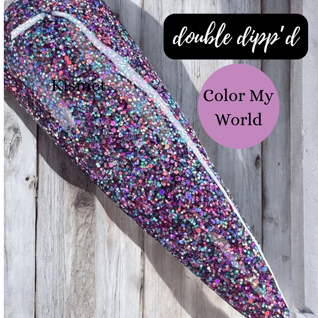 Color My World Dip Powder - Dip Powder by Double Dipp'd Dip Powder