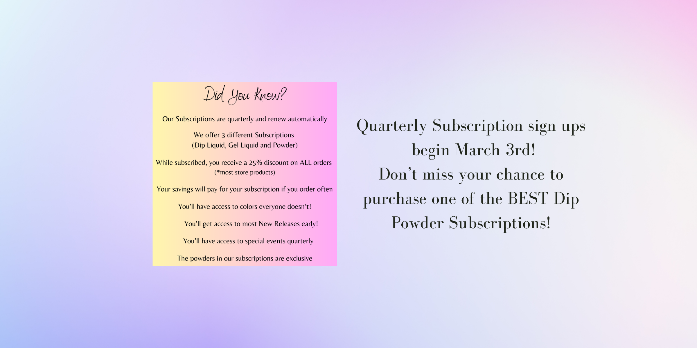 Double Dipp'd Custom Dip Powder – Double Dipp'd Dip Powder