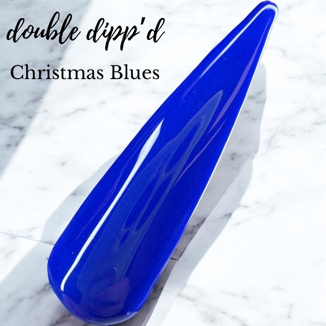 Christmas Blues Dip Powder - Dip Powder by Double Dipp'd Dip Powder
