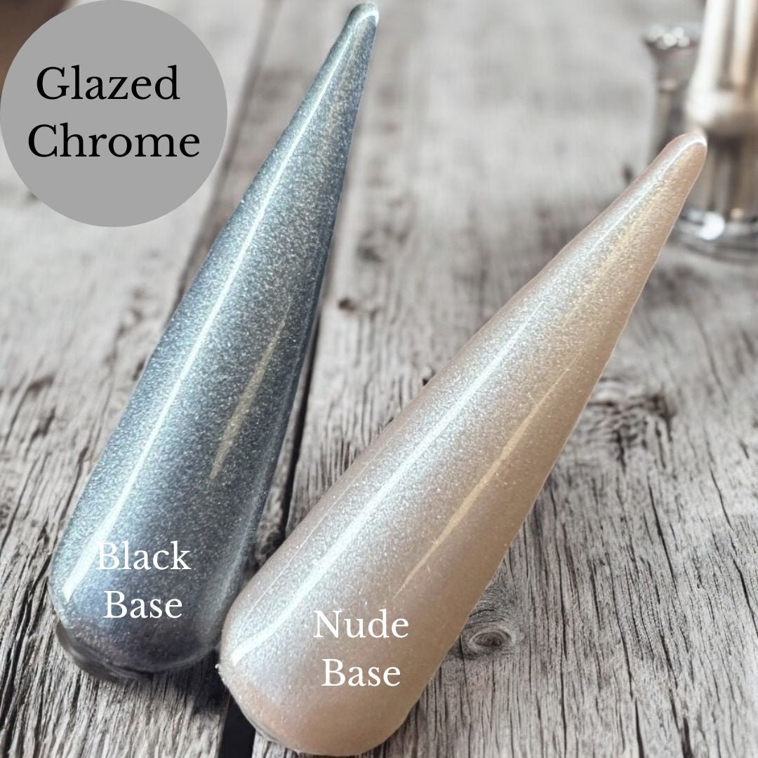 Glazed Chrome Enhancement Powder - Chrome by Double Dipp'd Dip Powder