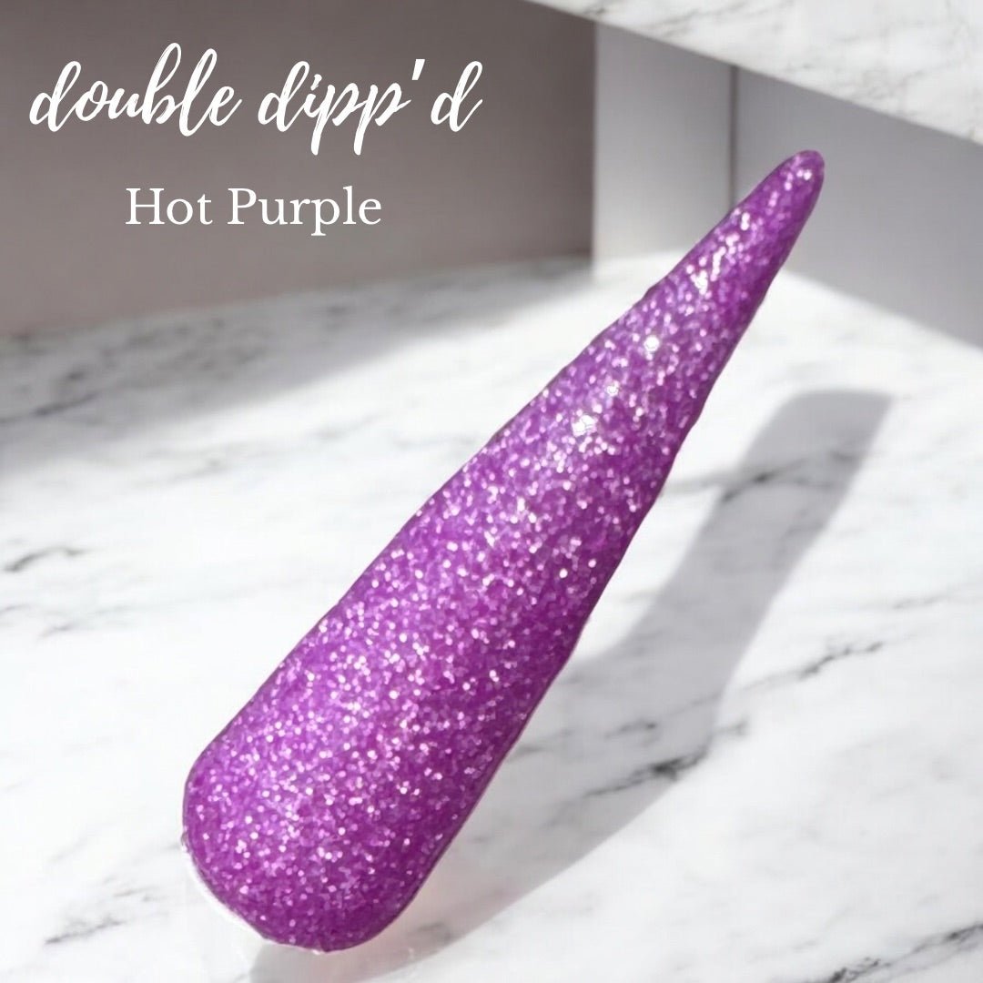 Hot Purple Dip Powder - Closeout by Double Dipp'd Dip Powder