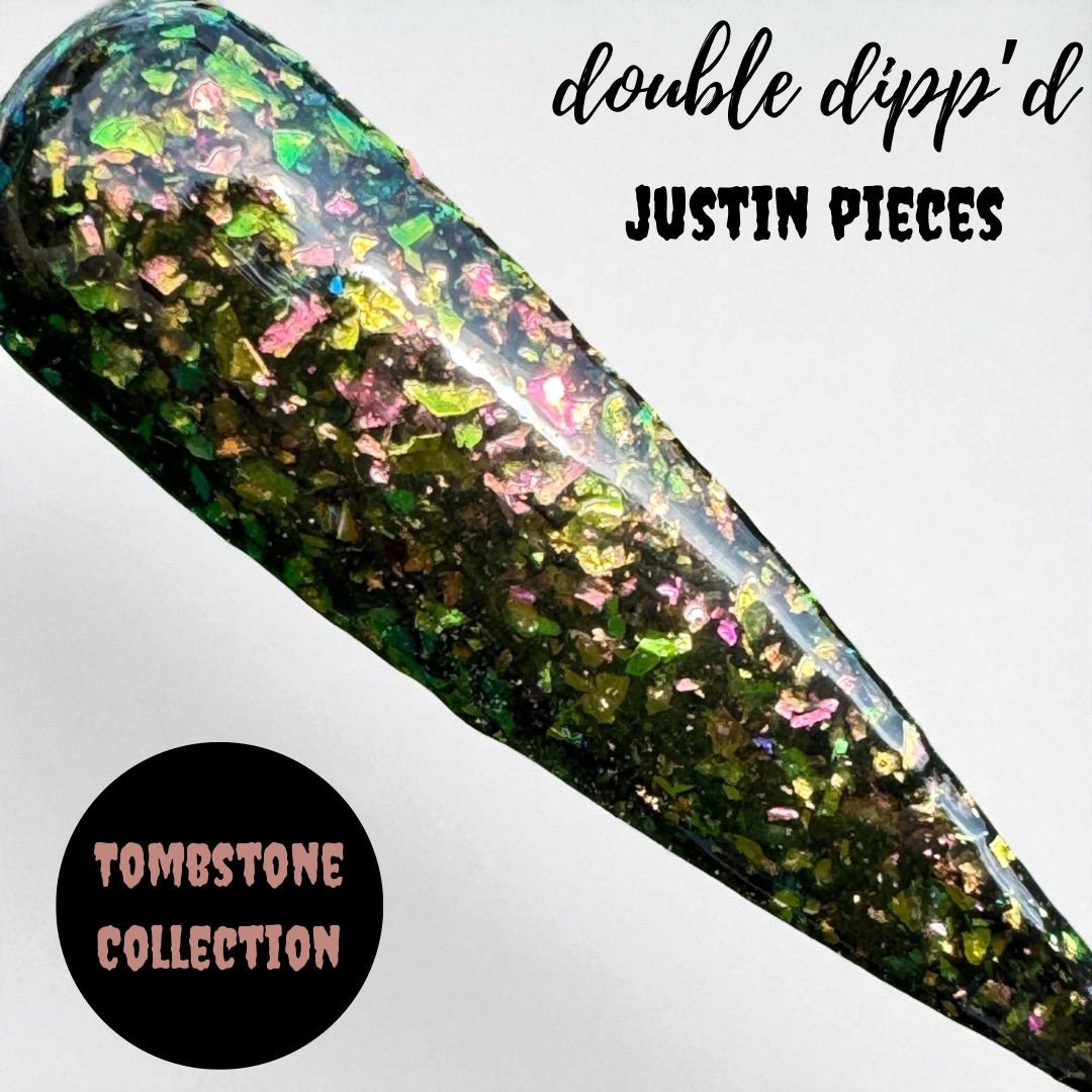 Justin Pieces Dip Powder - Dip Powder by Double Dipp'd Dip Powder