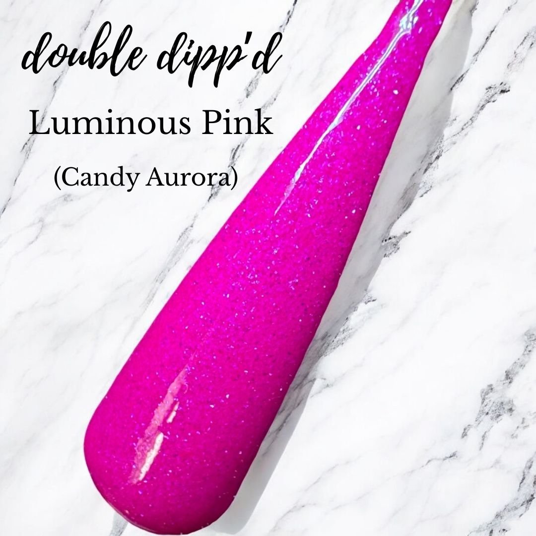 Luminous Pink Dip Powder - Dip Powder by Double Dipp'd Dip Powder