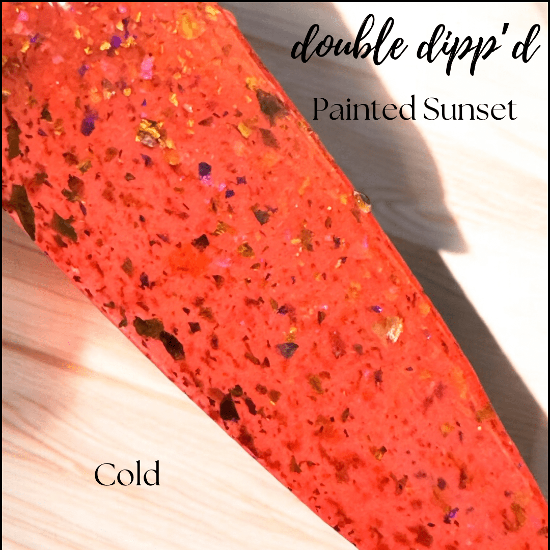 Painted Sunset Dip Powder - by Double Dipp'd Dip Powder