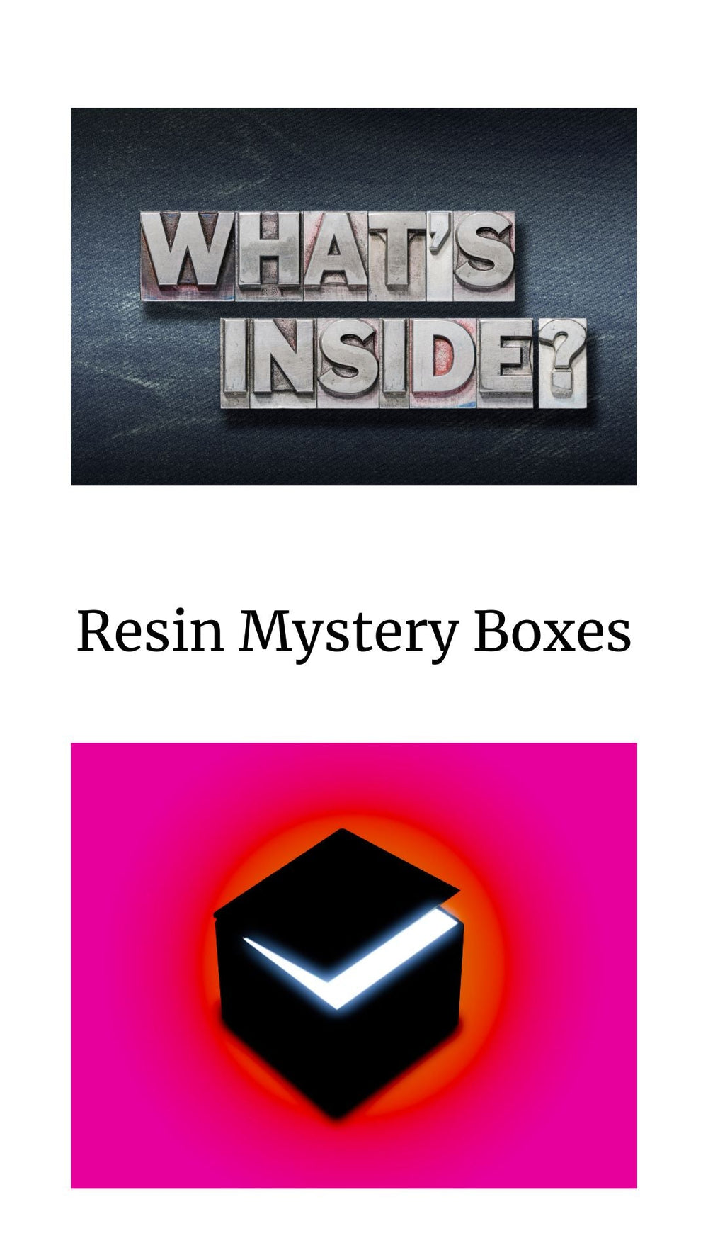 Resin Mystery Boxes - Resin by Double Dipp'd Dip Powder